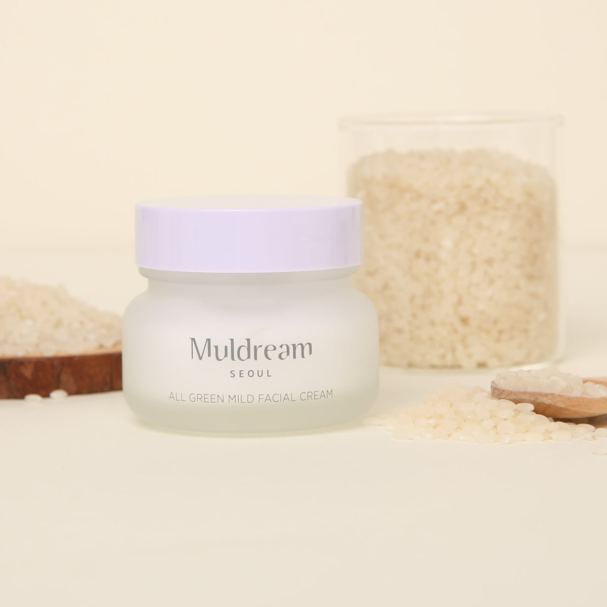 MULDREAM ALL GREEN MILD FACIAL CREAM – Lavuu Korean Cosmetics