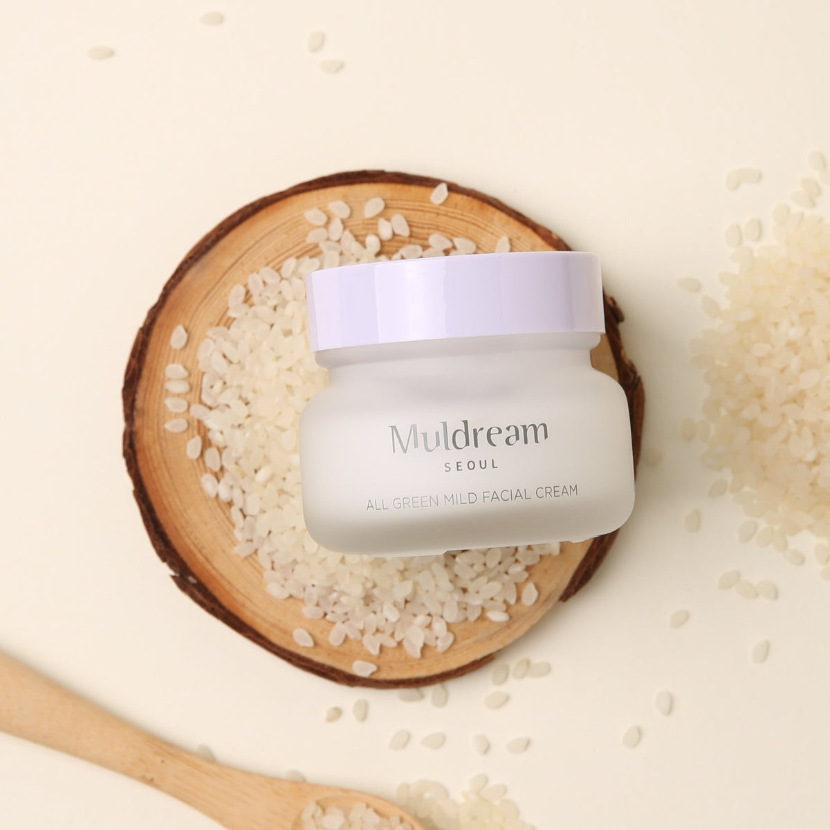 MULDREAM ALL GREEN MILD FACIAL CREAM – Lavuu Korean Cosmetics